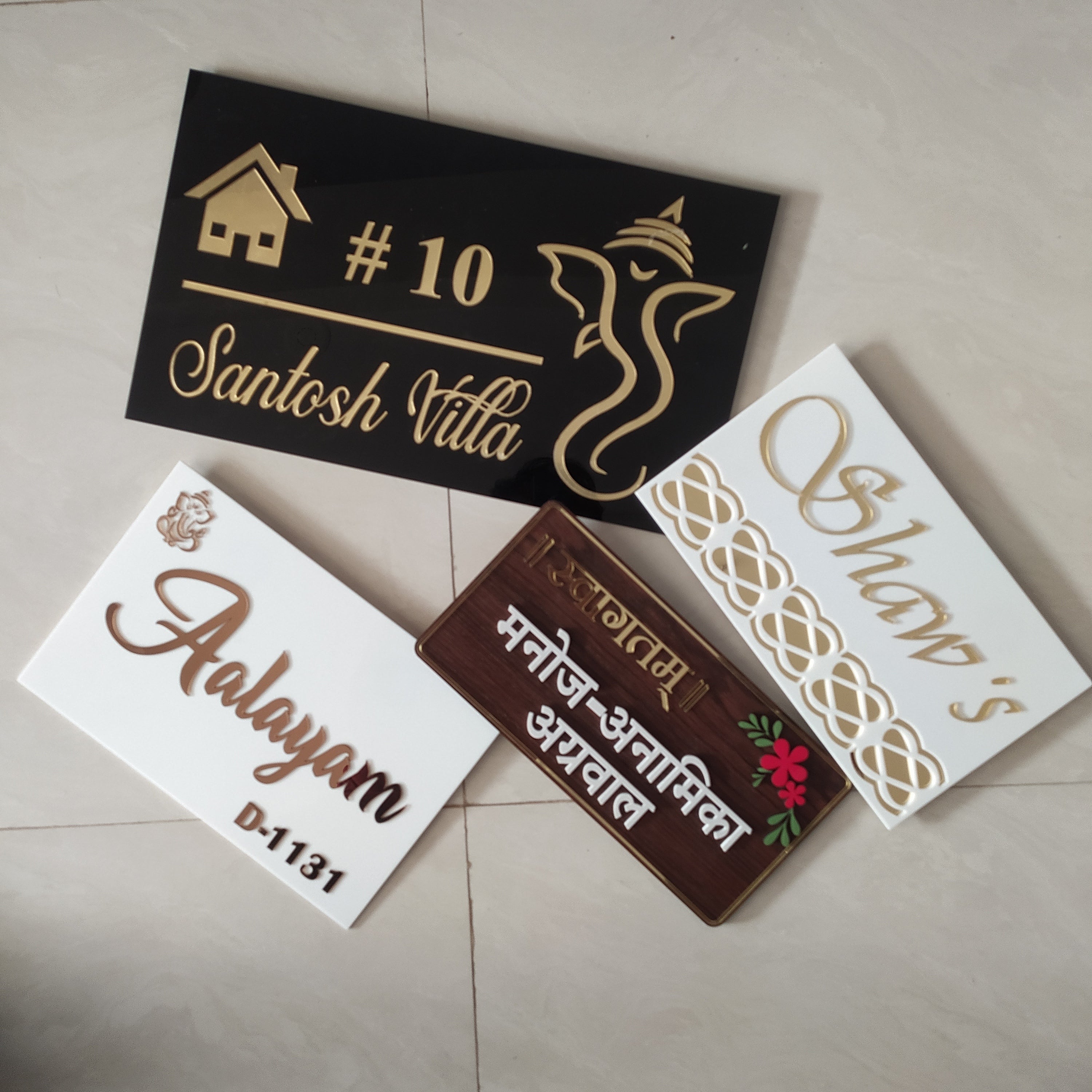 Acrylic vs Steel vs Wooden Name Plates | Which Material Is Best for ...