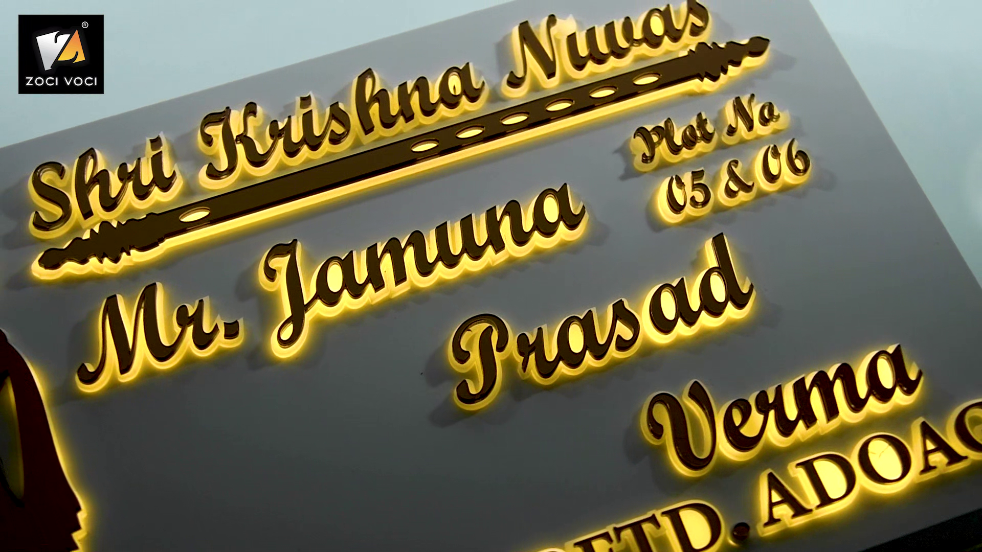 Everything You Need to Know Before Buying an LED Name Plate | Zoci Voci