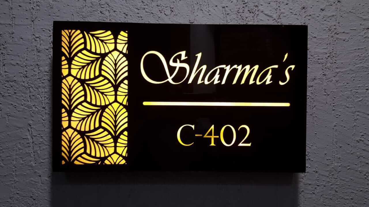 Acrylic Laser Cut Name Plate Online Personalized Acrylic Name Plate